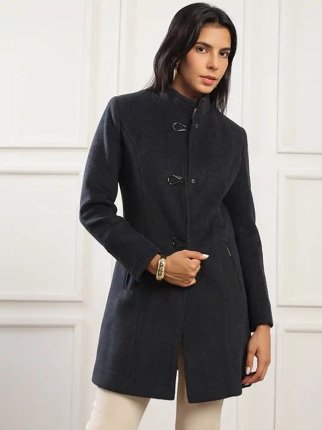 hip length coat