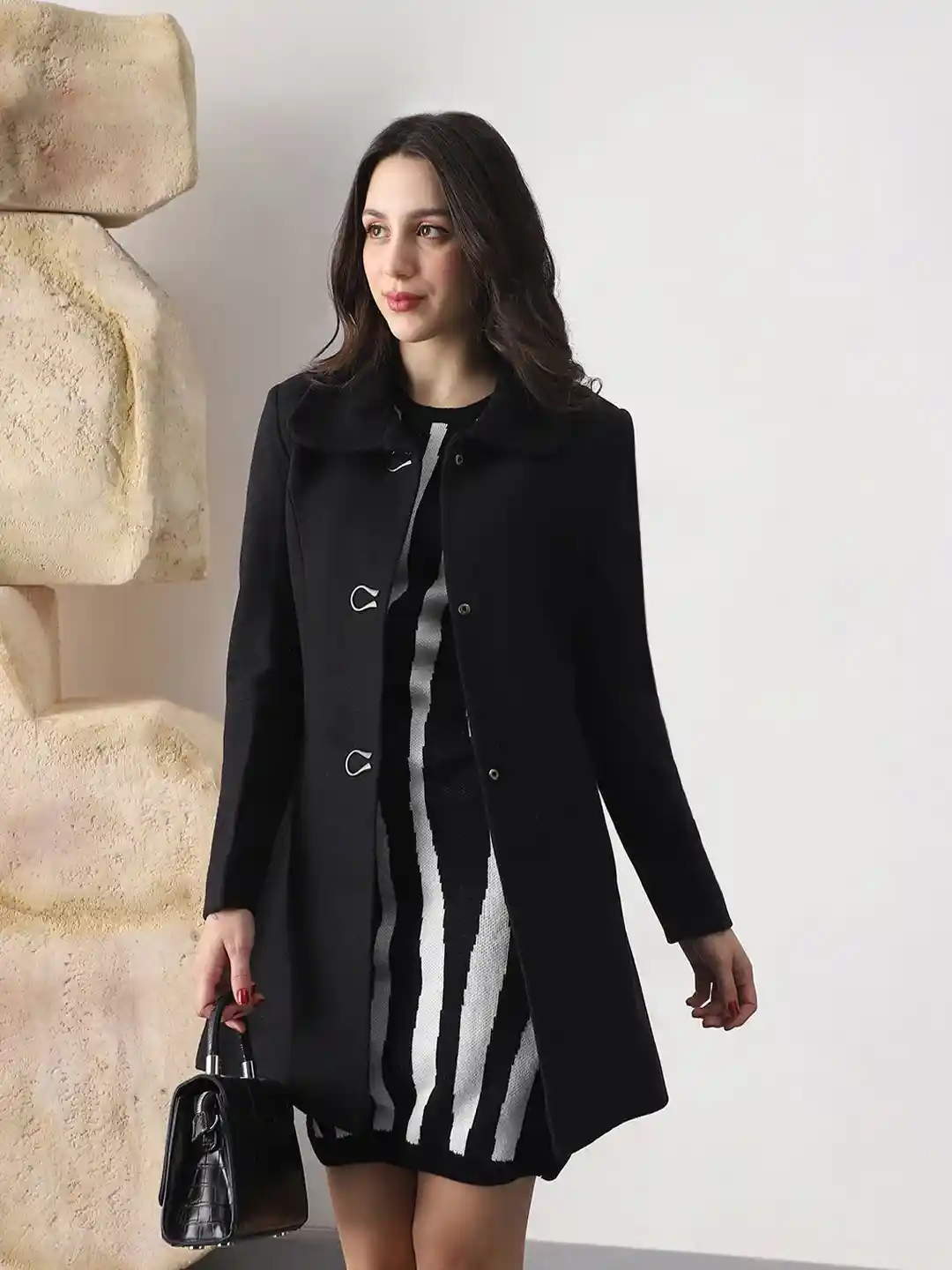 hip length coat