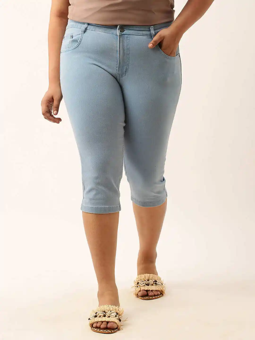 capri jeans for women myntra