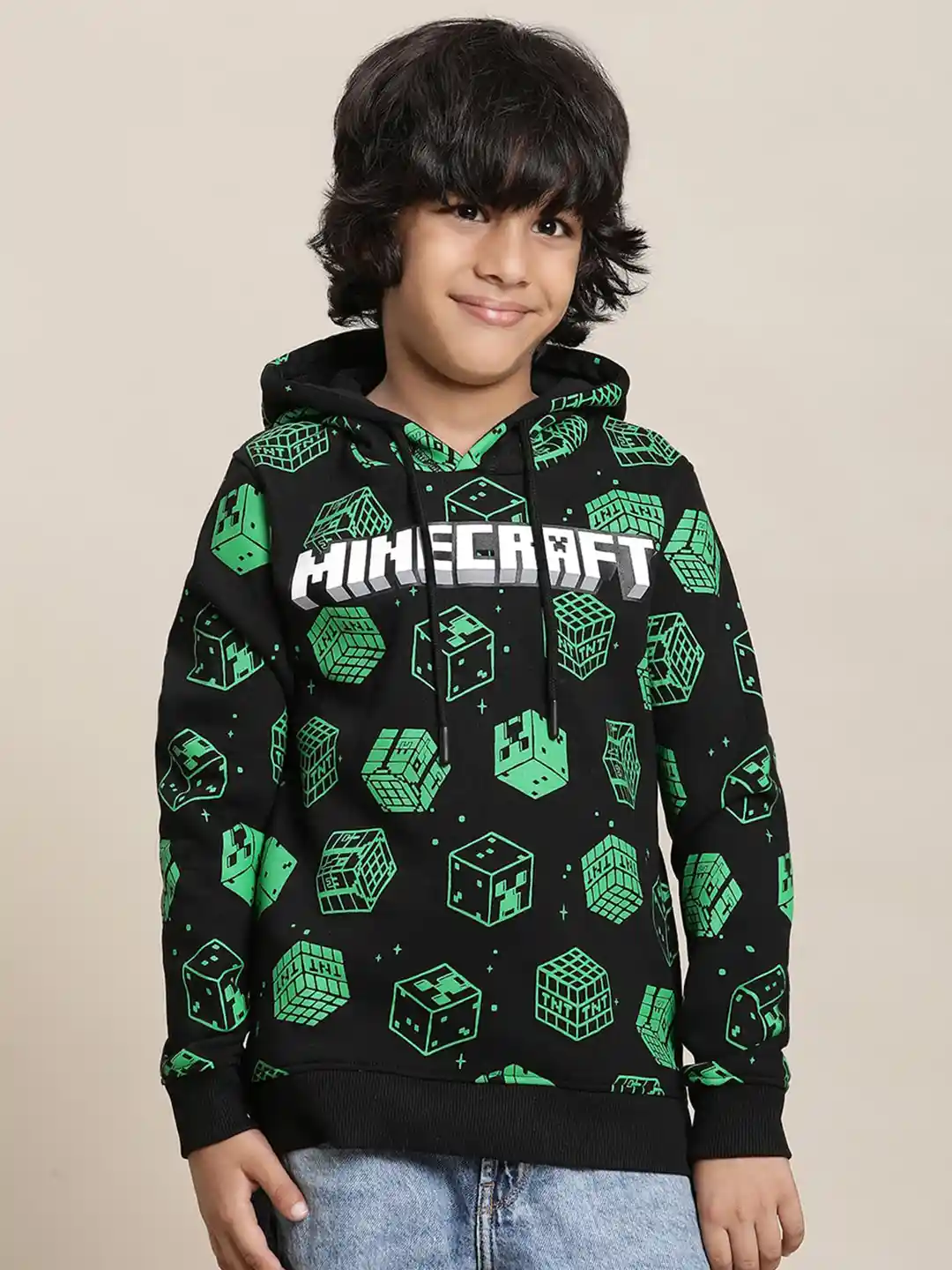 creeper pattern hoodie