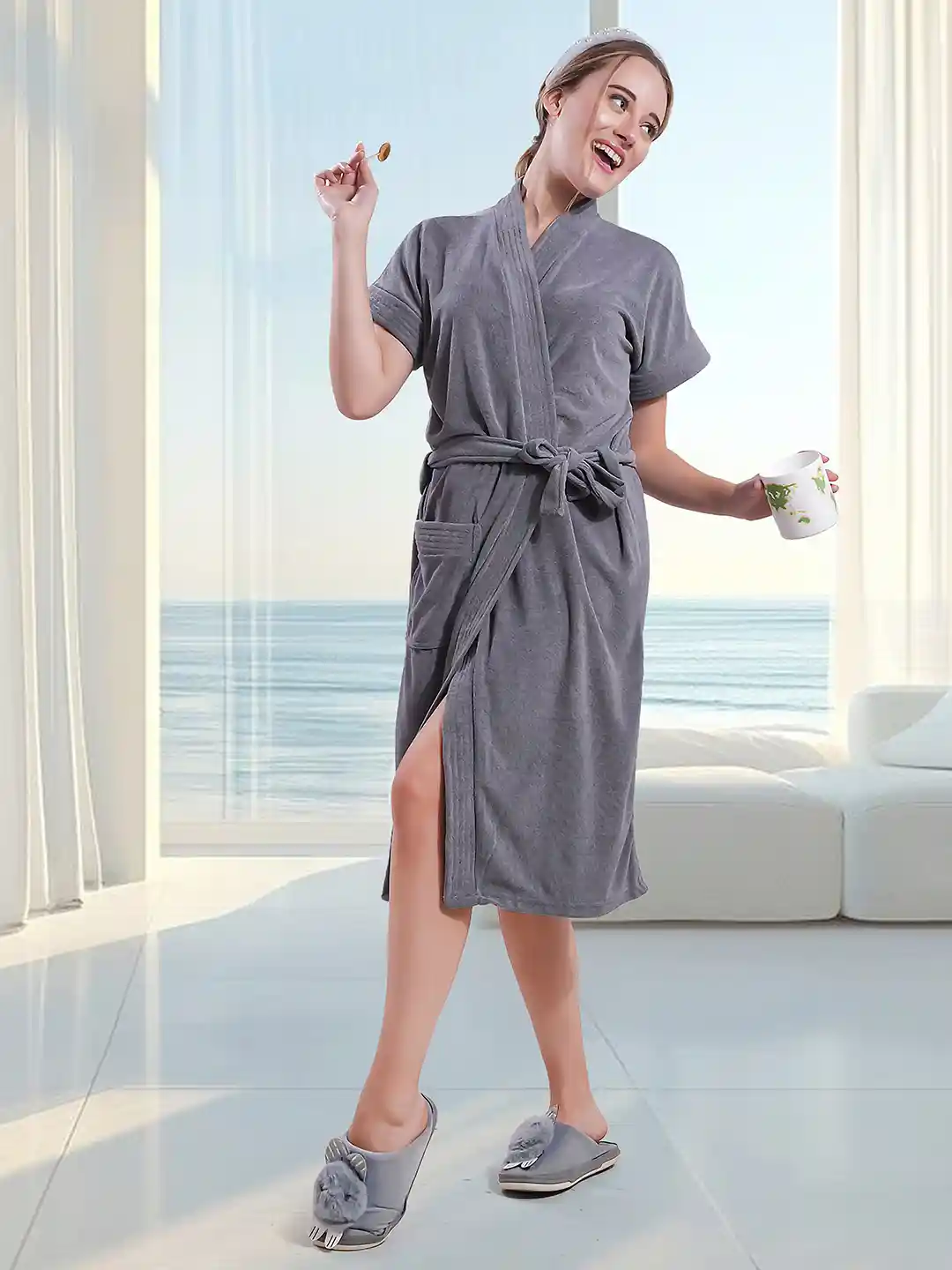 bathroom dressing gown