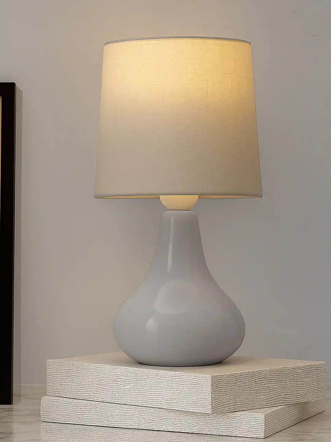 yellow and grey lamp