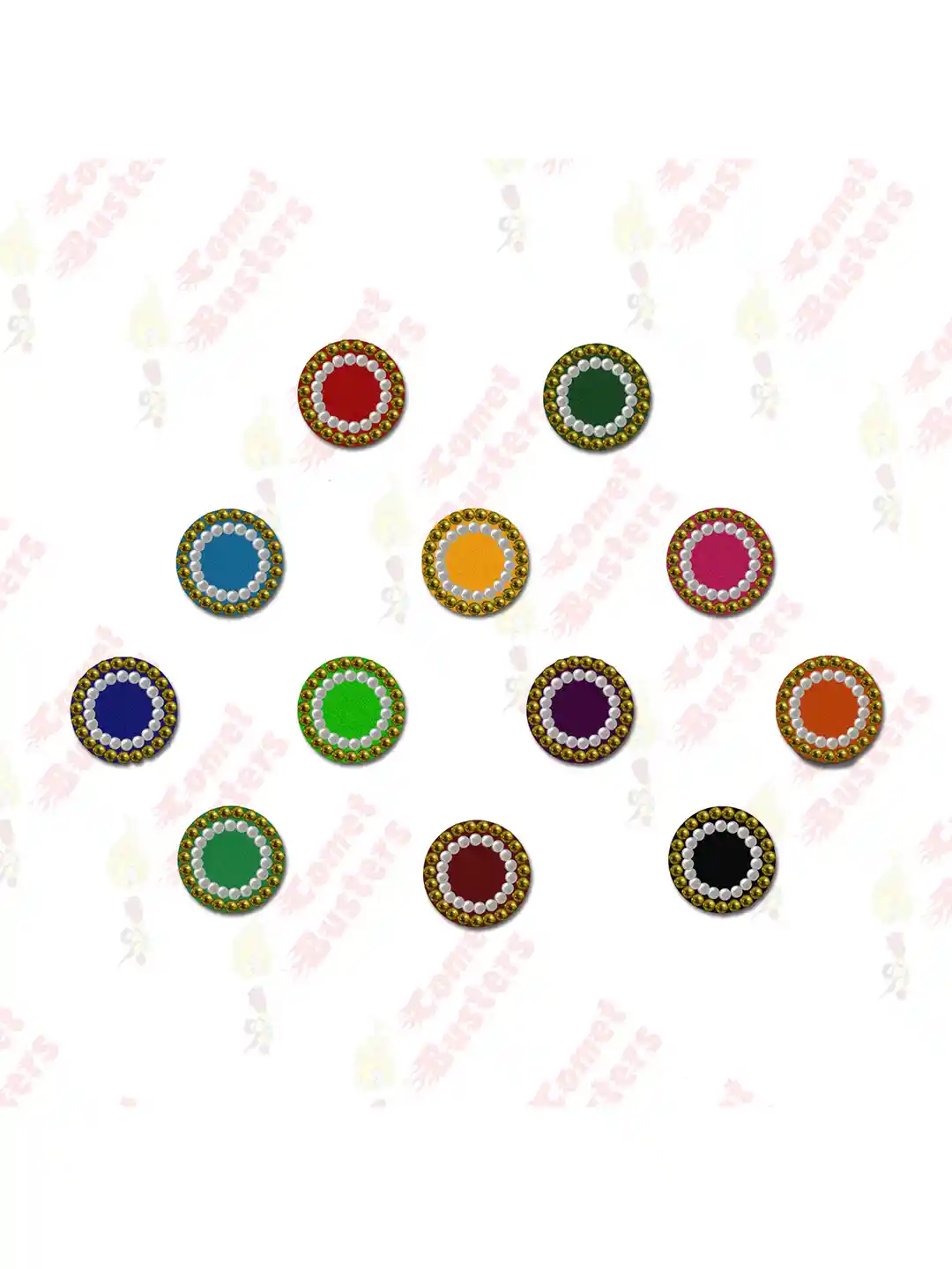 round bindi design