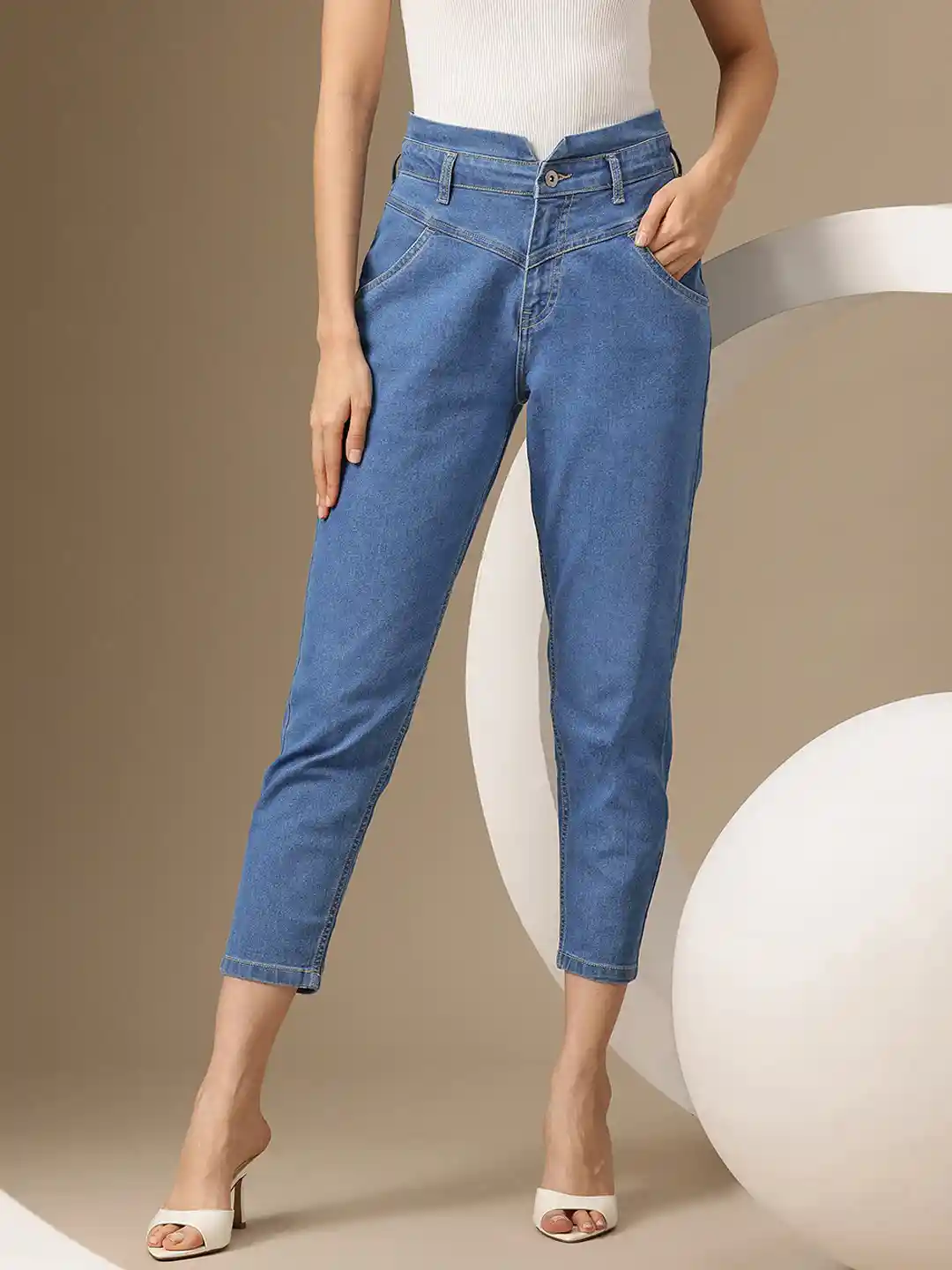 capri jeans for women myntra