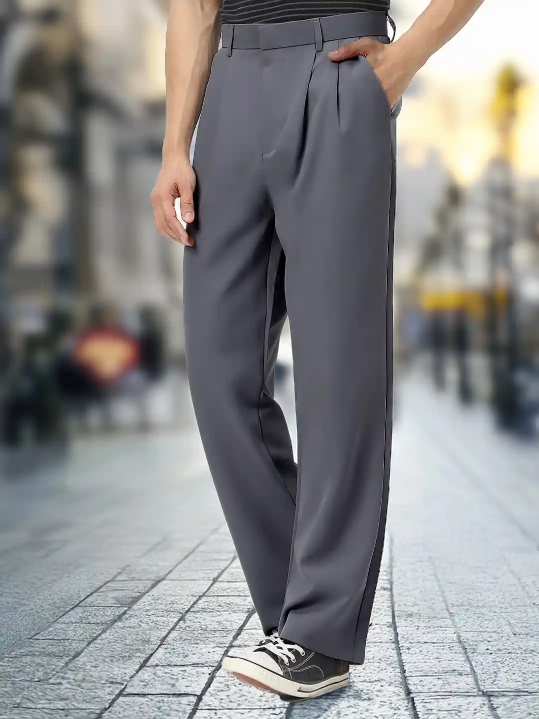 korean style formal pants men