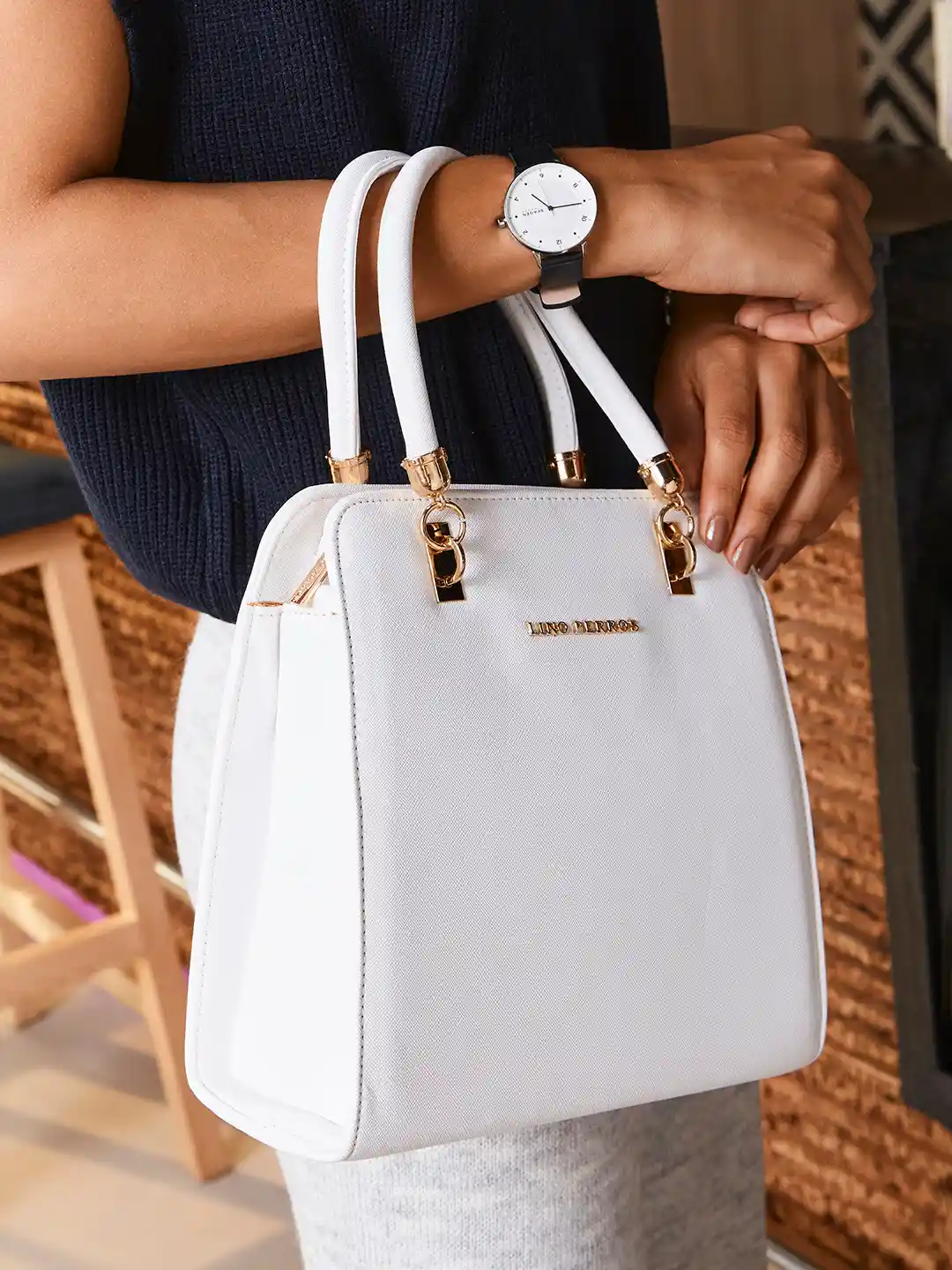 white purse