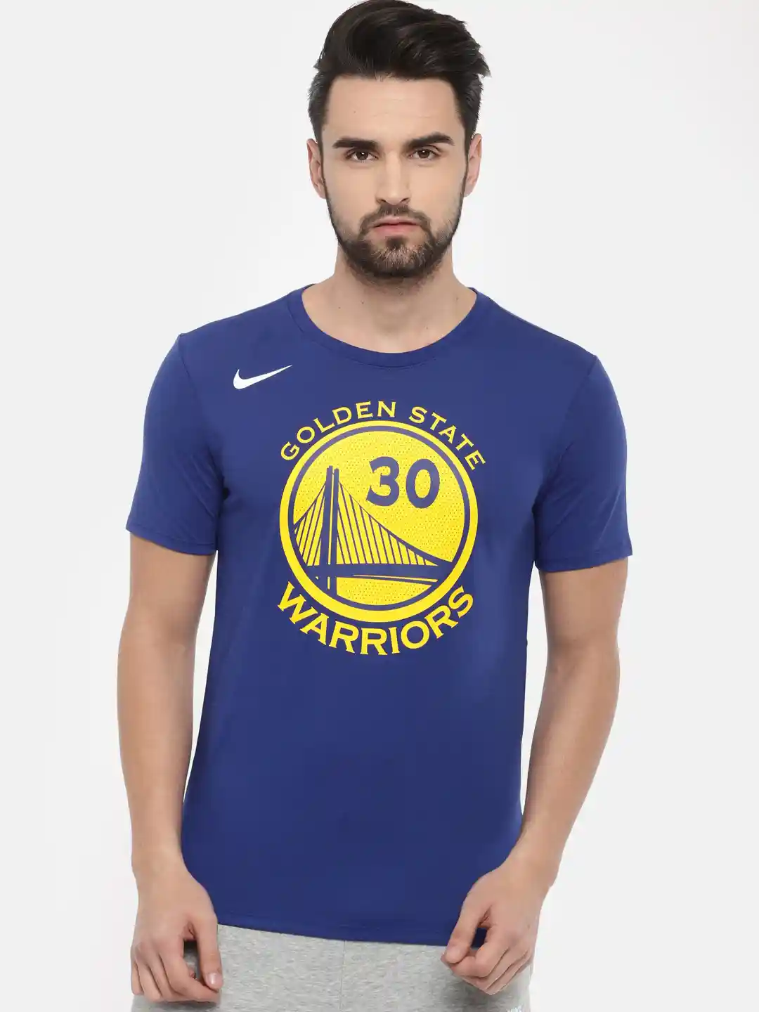 Curry Logo Steph Curry T Shirt Nike Men Blue Stephen Curry Golden State ...