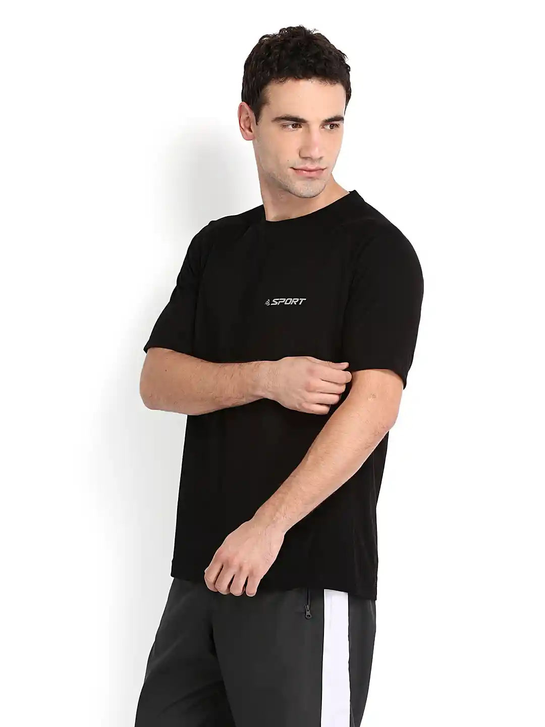 microfiber t shirt black