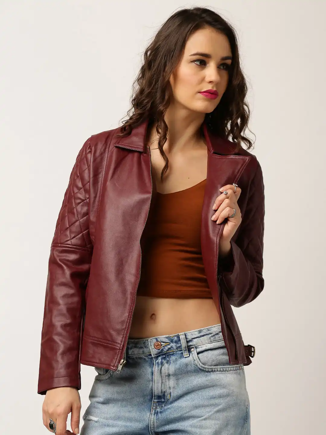 deepika padukone red jacket