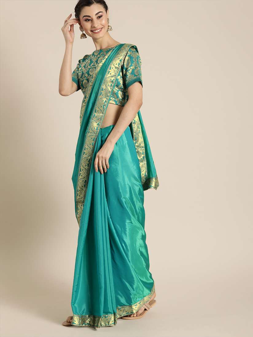 Buy Somras Women Teal authorized Blue