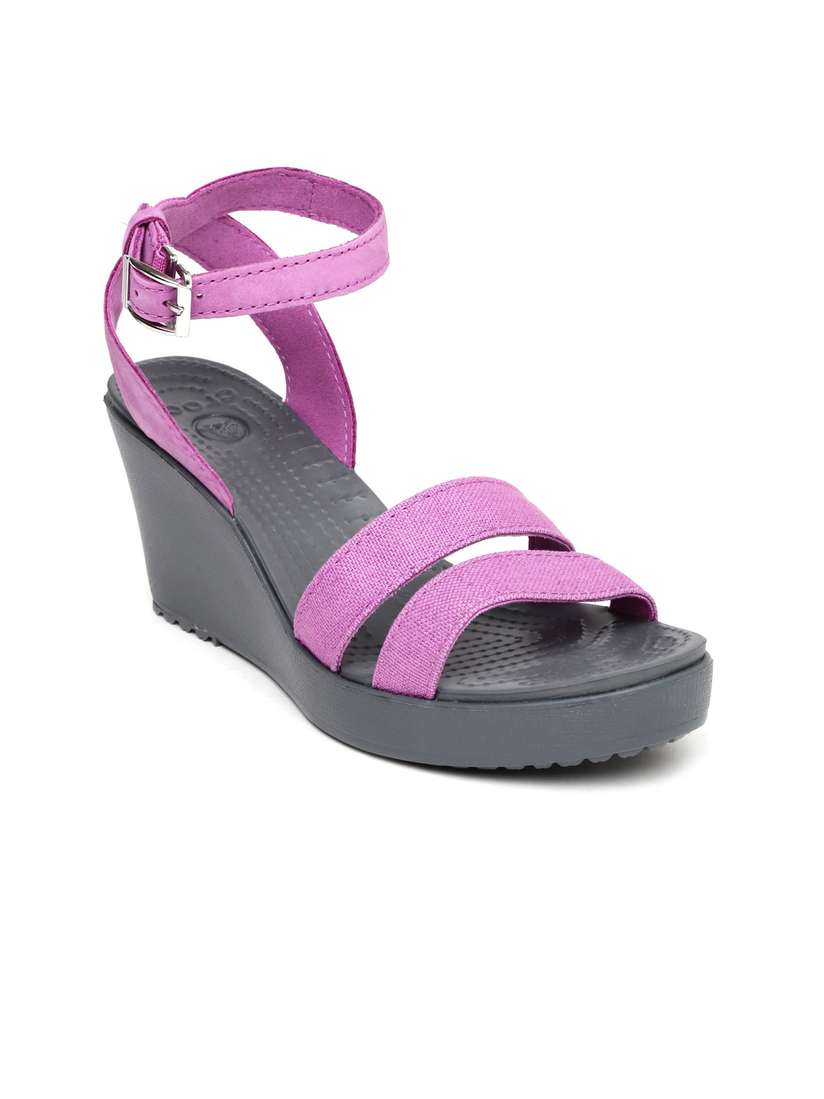 Purple 3 Inch Wedge Shoes