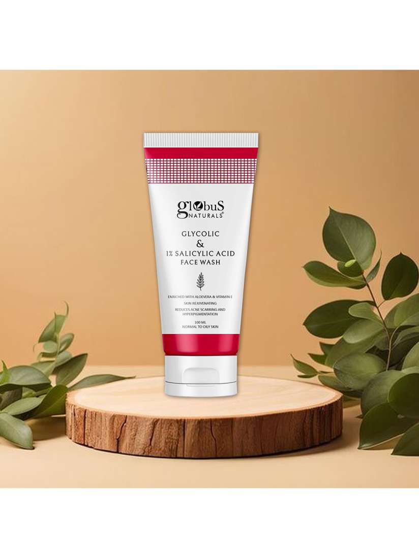 Buy Globus Naturals Glycolic Salicylic Acid Pimple Clear Face Wash 100 ml Face Wash and Cleanser for Unisex 14697094 Myntra