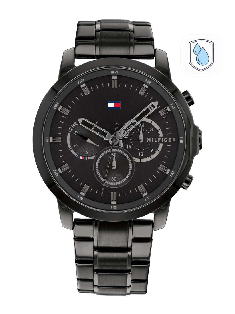 Buy Tommy Hilfiger Jameson Men Black Dial Bracelet Style Strap Chronograph Watch TH1791795W Watches for Men 15475722 Myntra
