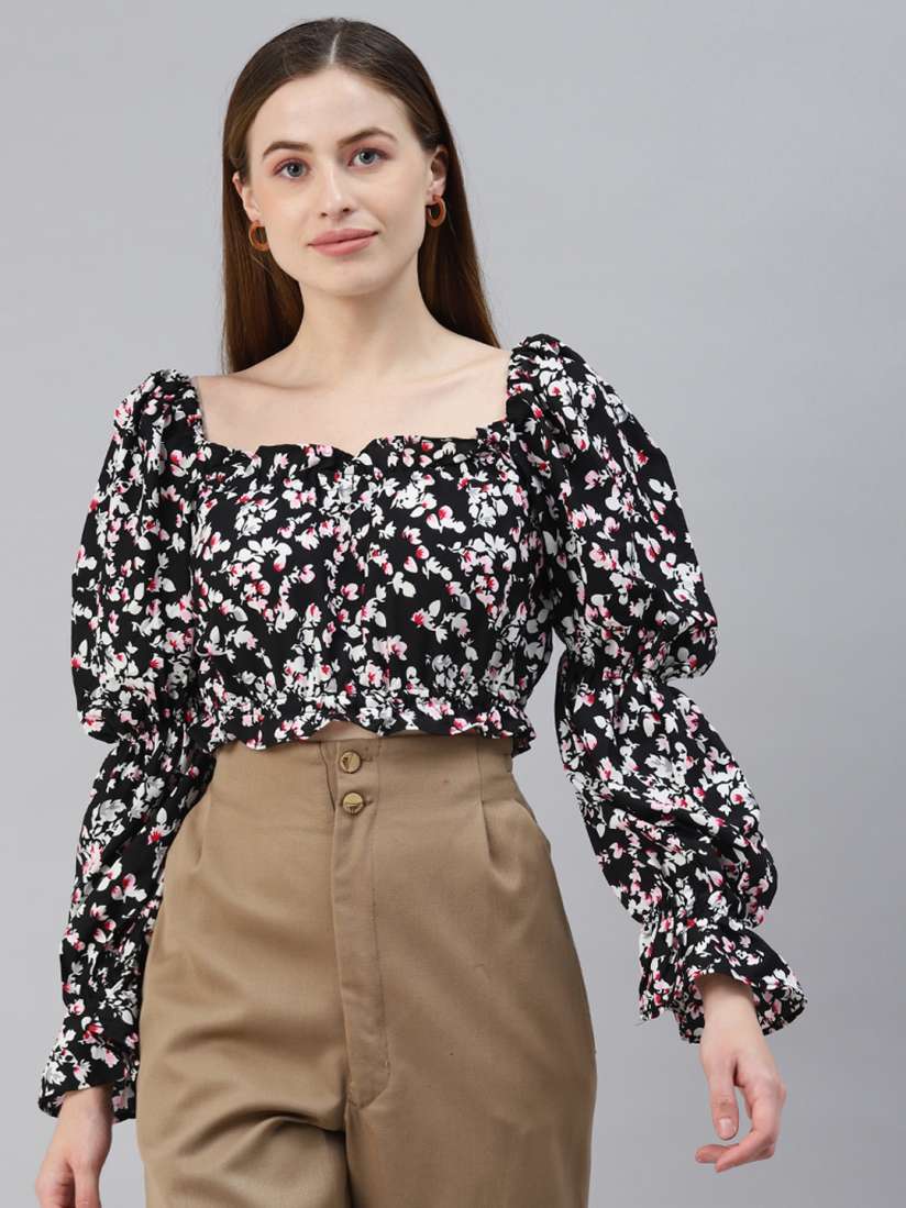 Myntra crop top store