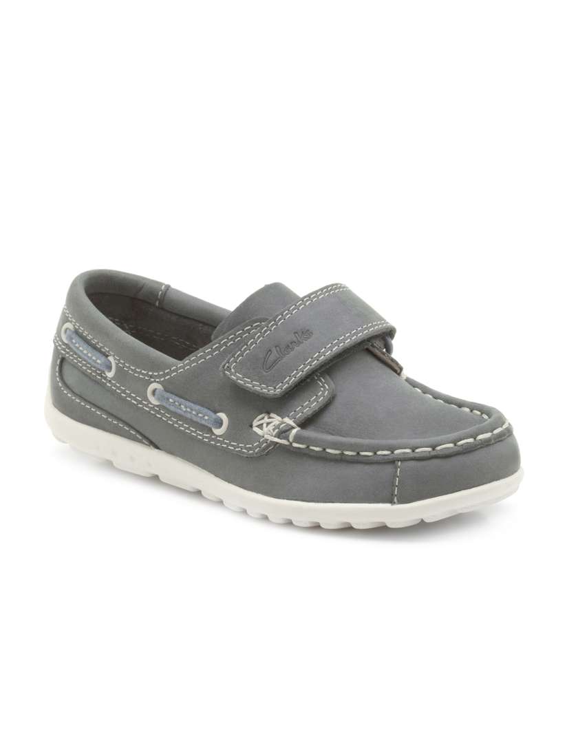 Buy Clarks Boys Grey Solid Regular Loafers Casual Shoes for Boys 1591014 Myntra