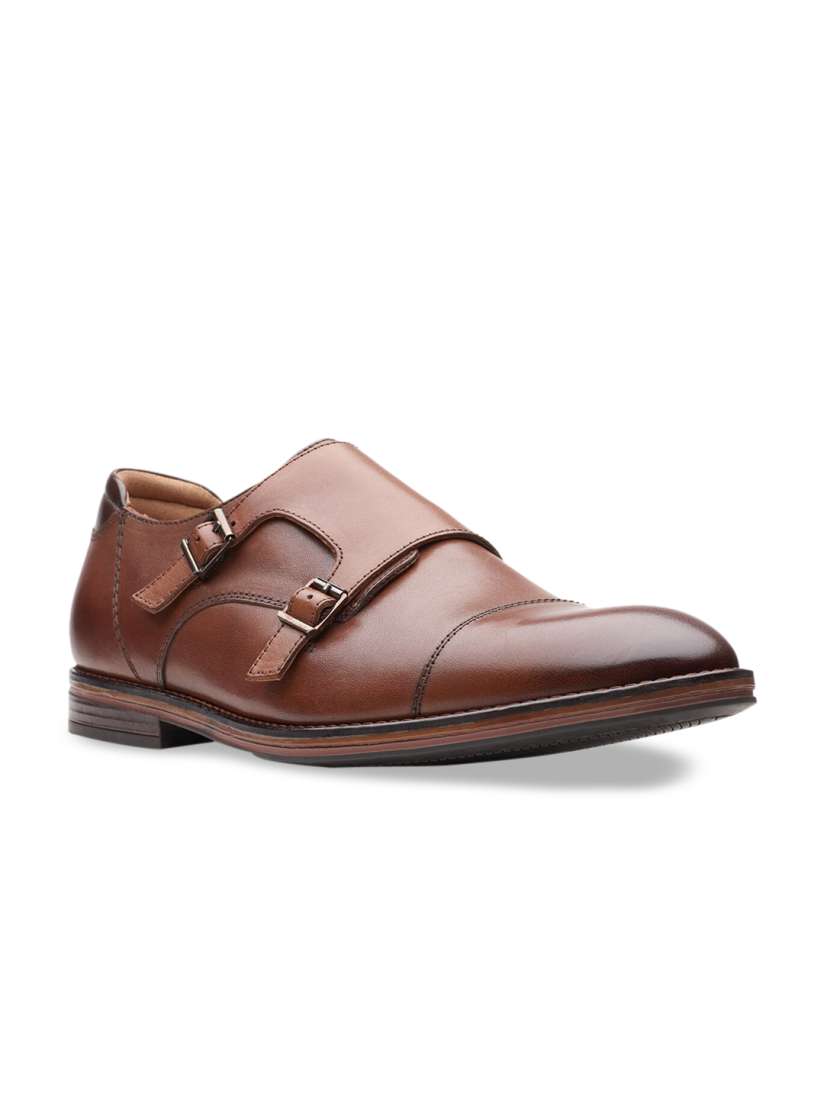 NEW Clarks Mens 26127875 Unbrylan Lane Brown Leather