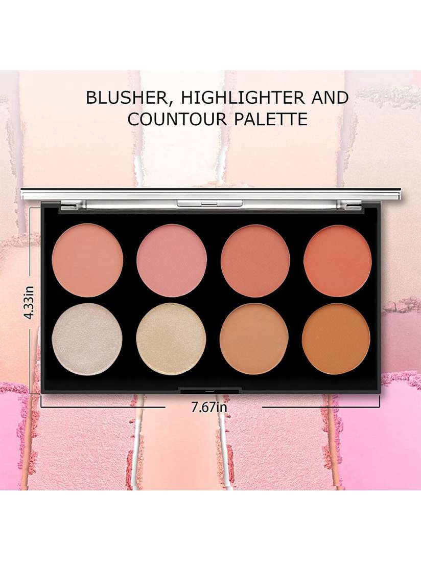 Buy MARS Women Fantasy Highlighter Blusher Contour Intense Pigmented Face Palette Blush for Women 16668974 Myntra