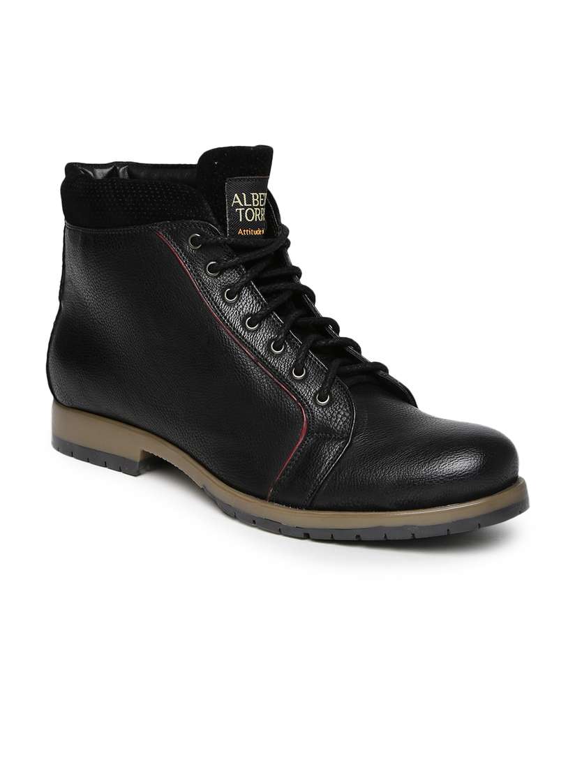 Botas Alberto Torresi Buy Alberto Torresi Men Brown Solid Leather