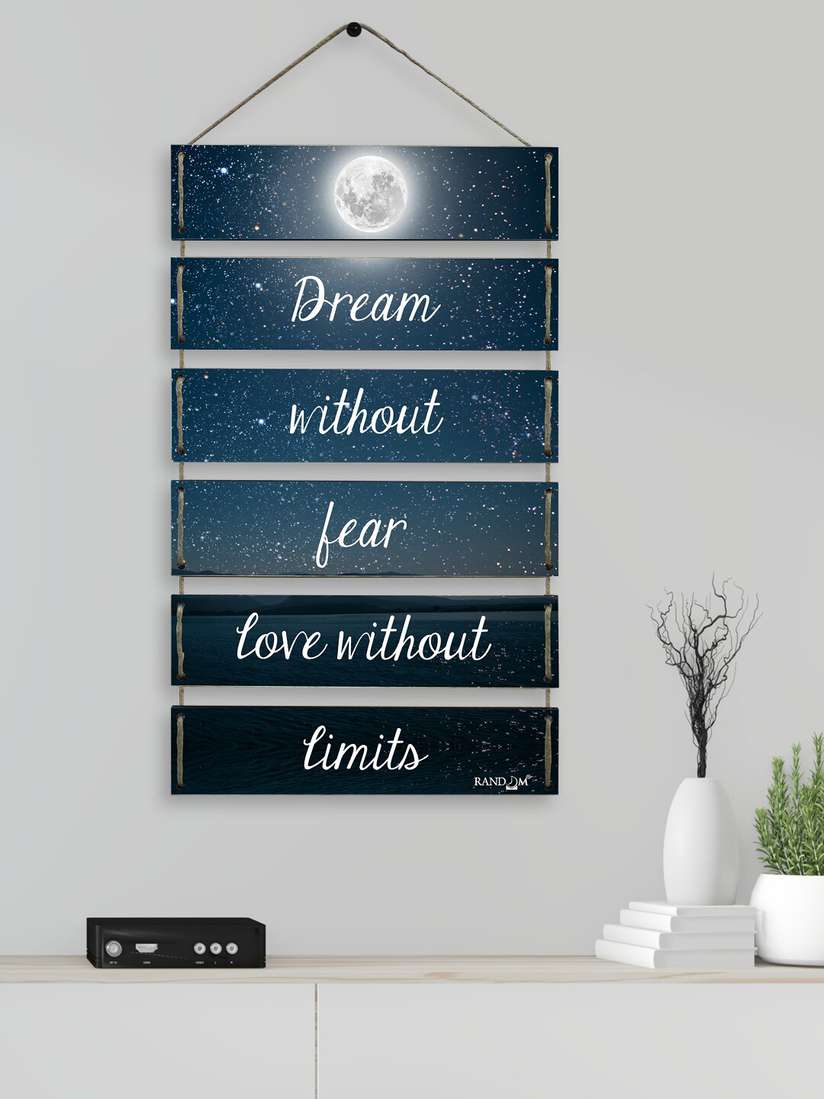 Wall Hanging Quote It's Ok To Believe In Yourself Boho Wall Art