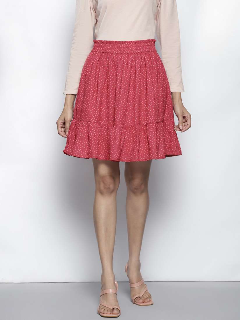 Buy Nautica Women Pink Floral Printed A Line Skirt Skirts for Women 17829532 Myntra