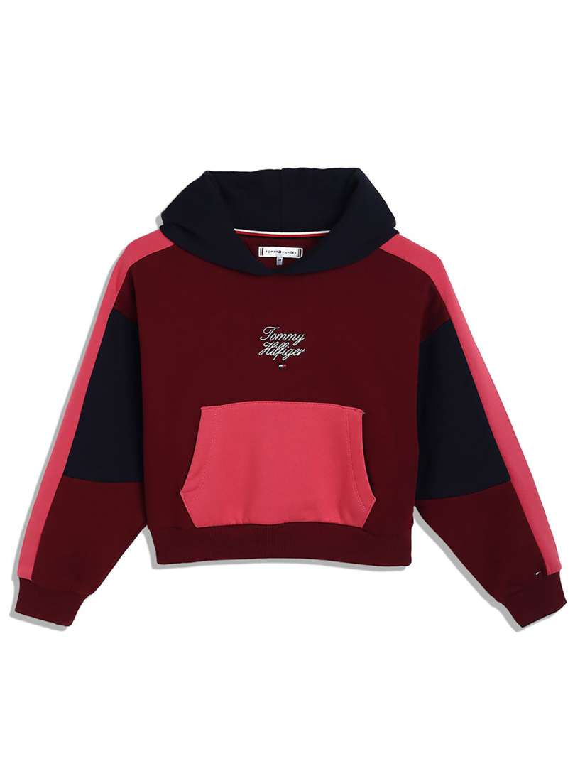 Buy Tommy Hilfiger Girls Colourblocked Pullover Sweaters for Girls 31020146 Myntra