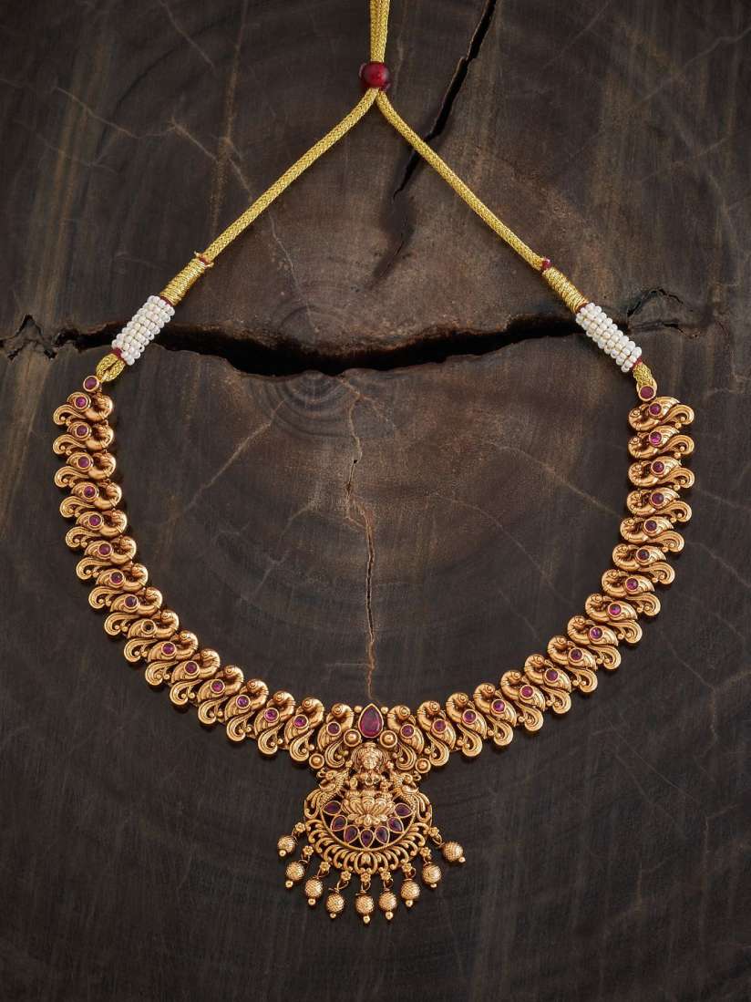Buy Kushal s Fashion Jewellery Gold Plated Antique Necklace Necklace and Chains for Women 30879846 Myntra