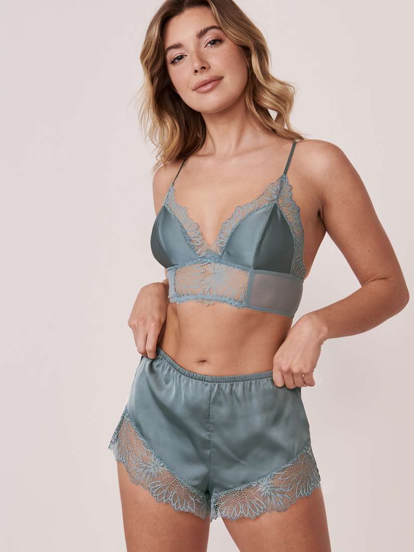 Buy La Vie en Rose Women Blue Solid Lingerie Set 60400009 40100 Lingerie Set for Women 20240936 Myntra