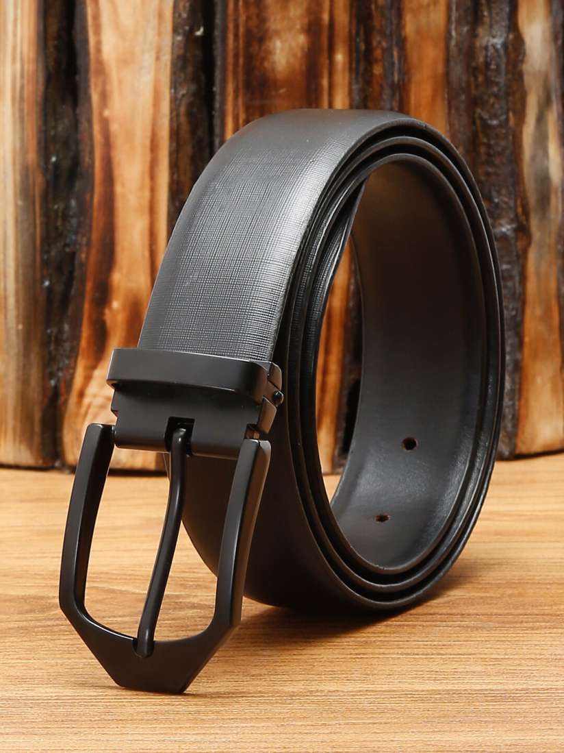 Buy LOUIS STITCH Men Black Solid Leather Formal Belt Belts for Men 20459884 Myntra