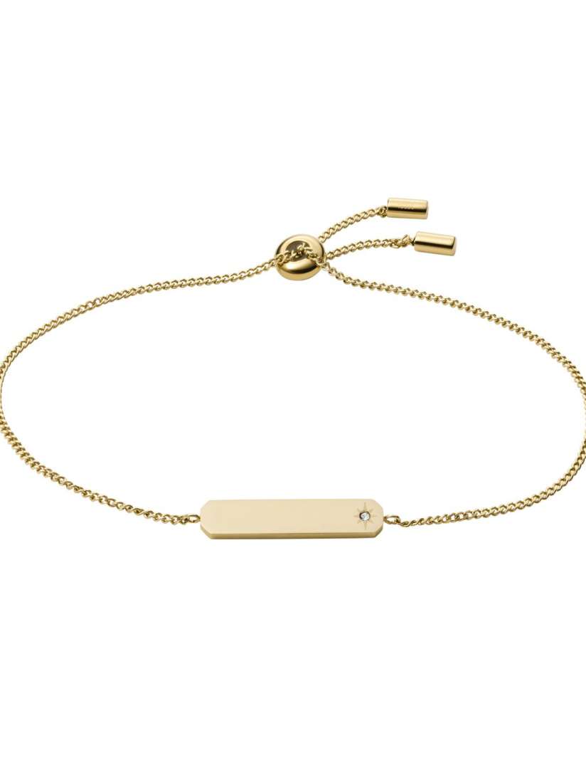 Buy Fossil Lane Women Gold Toned Cubic Zirconia Charm Bracelet Bracelet for Women 20887800 Myntra