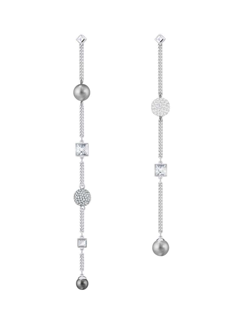 Buy SWAROVSKI Silver Toned Contemporary Drop Earrings Earrings for Women 2110248 Myntra