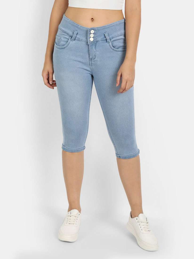 capri jeans for women myntra