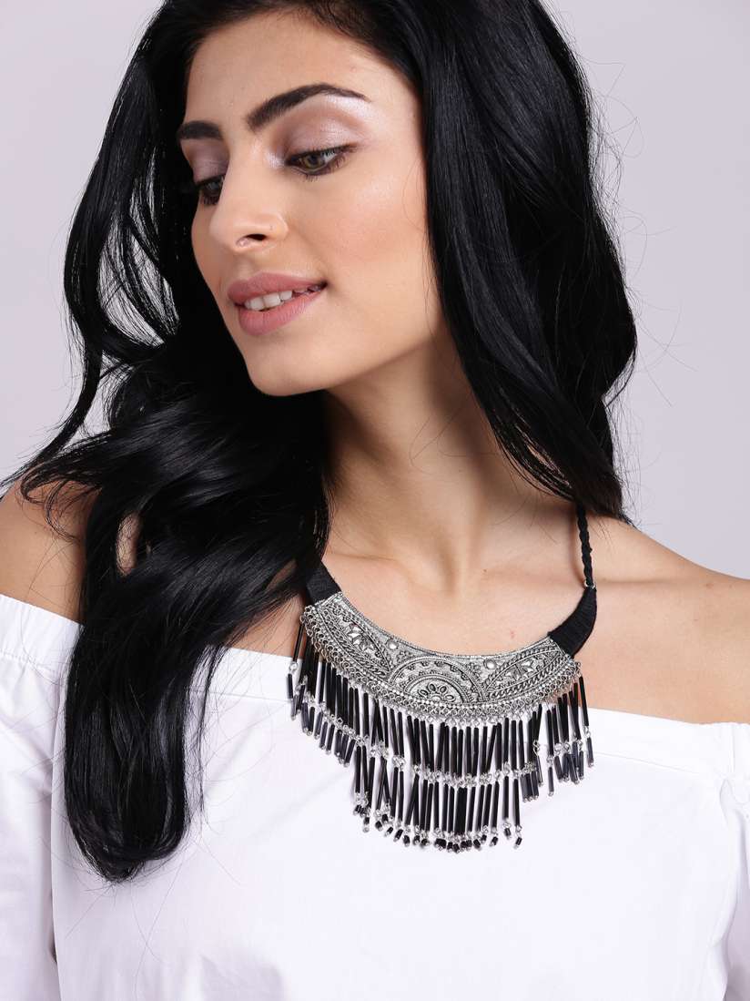 Infuzze buy Black Oxidised Silver Toned