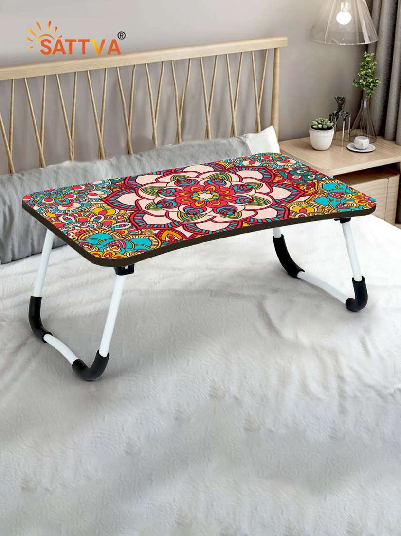 Buy Sattva Red Blue Printed Portable Folding Laptop Study Table Laptop Table for Unisex 22087954 Myntra