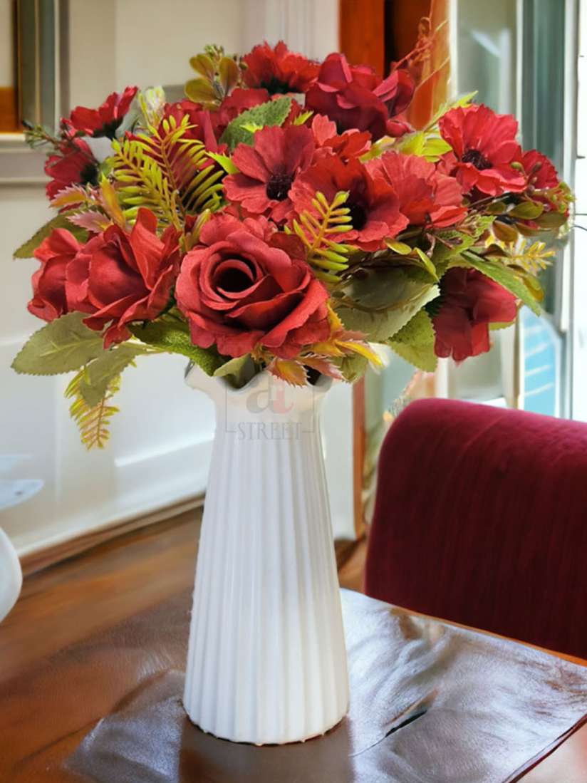 Buy Art Street Red Rose Silk Flowers Artificial Flowers and Plants for Unisex 22522304 Myntra