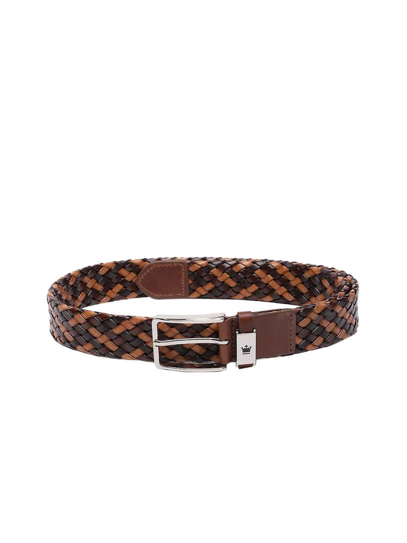 Buy Louis Philippe Sport Men Woven Design Leather Belt Belts for Men 22737378 Myntra