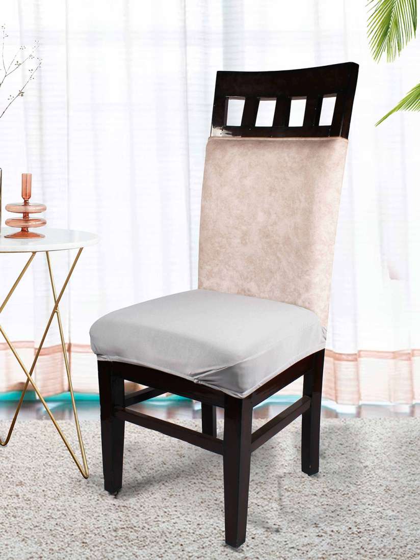 Buy STITCHNEST Grey 6 Pieces Printed Half Chair Covers Chair Cover for Unisex 22768314 Myntra
