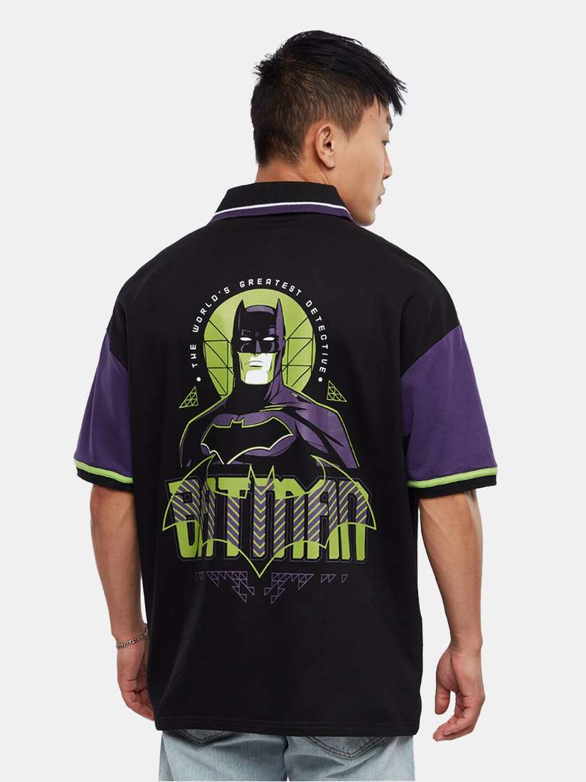 Batman Polo Shirt India Buy Batman Print Round Neck T Shirt Online At