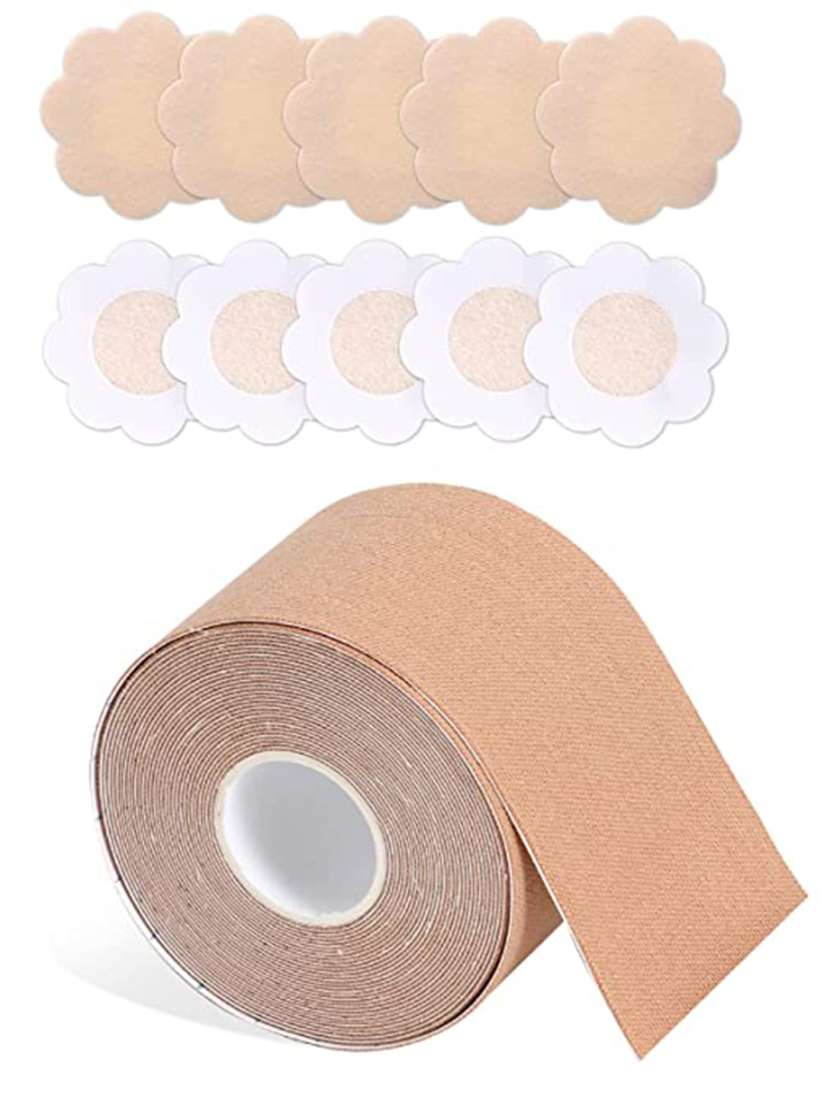 Buy BRACHY Solid Breast Lift Tape 10 Nipple Pasties Lingerie accessories for Women 23028638 Myntra