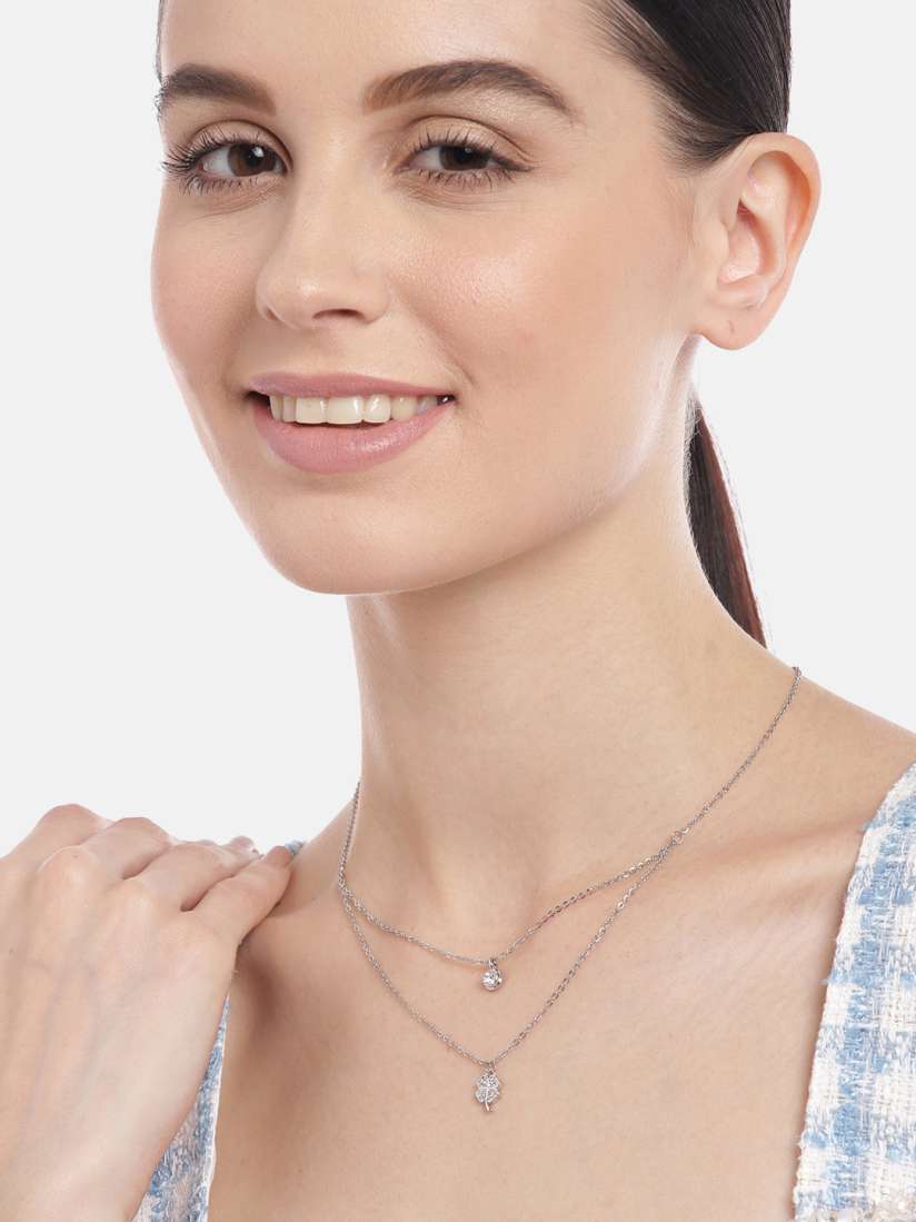 Layered necklace myntra store