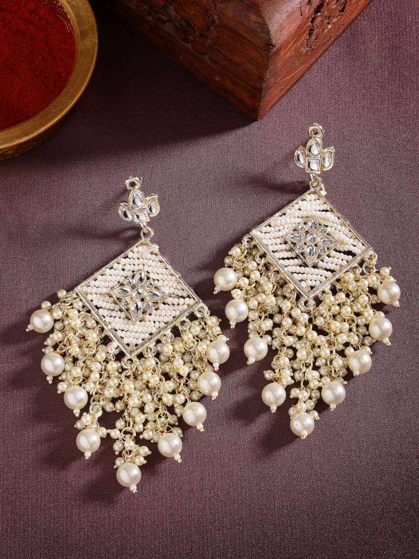 Myntra kundan earrings store