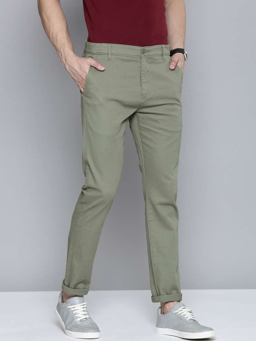 Buy Levis Men 512 Textured Slim Fit Chino Trousers Trousers for Men 24396064 Myntra