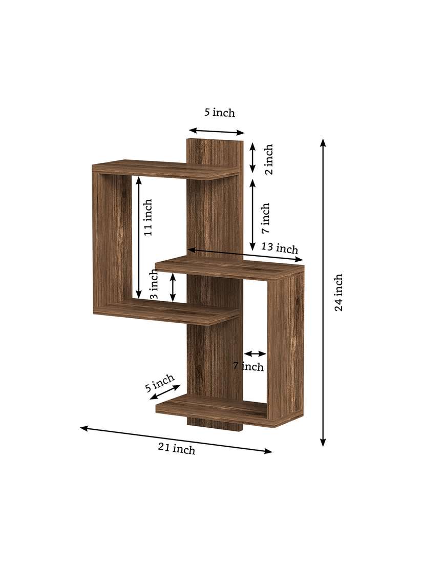 Standard Wall Shelf Width Wall 12" Classic White 12 Inches Wall