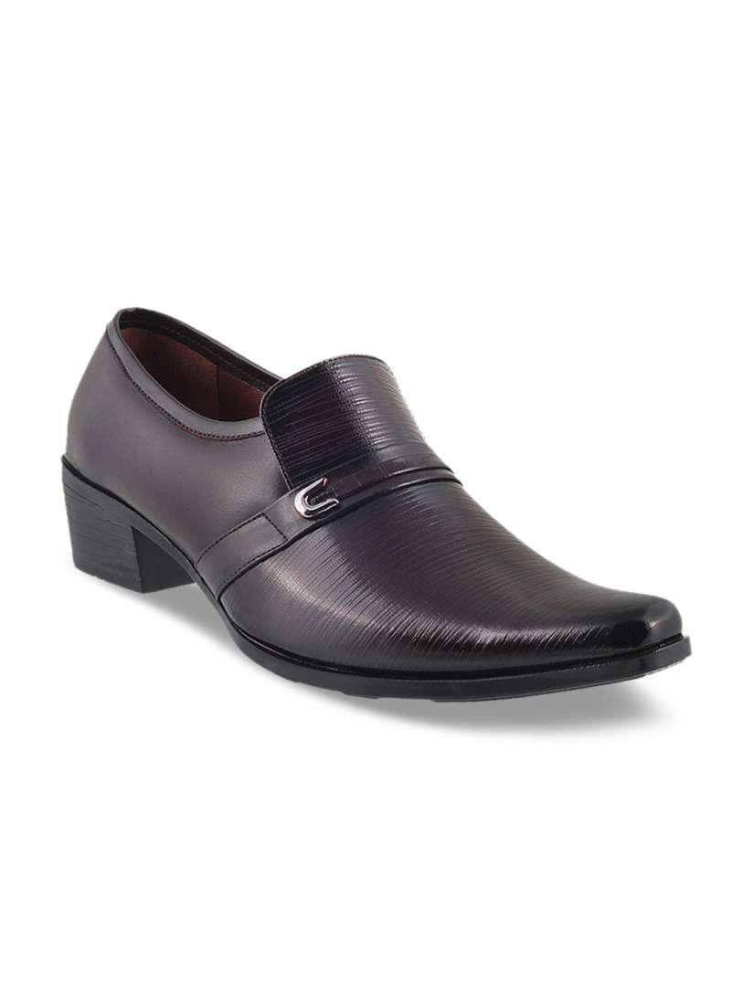 Buy Mochi Men Brown Leather Slip On Shoes Formal Shoes for Men 2502741 Myntra
