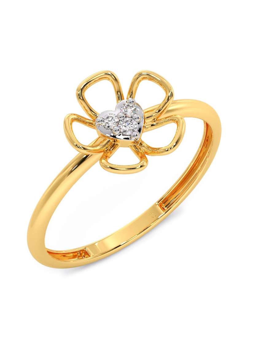 Buy CANDERE A KALYAN JEWELLERS COMPANY Diamondlites 18KT Gold Diamond Ring 0.9gm Ring Diamond for Women 25644294 Myntra