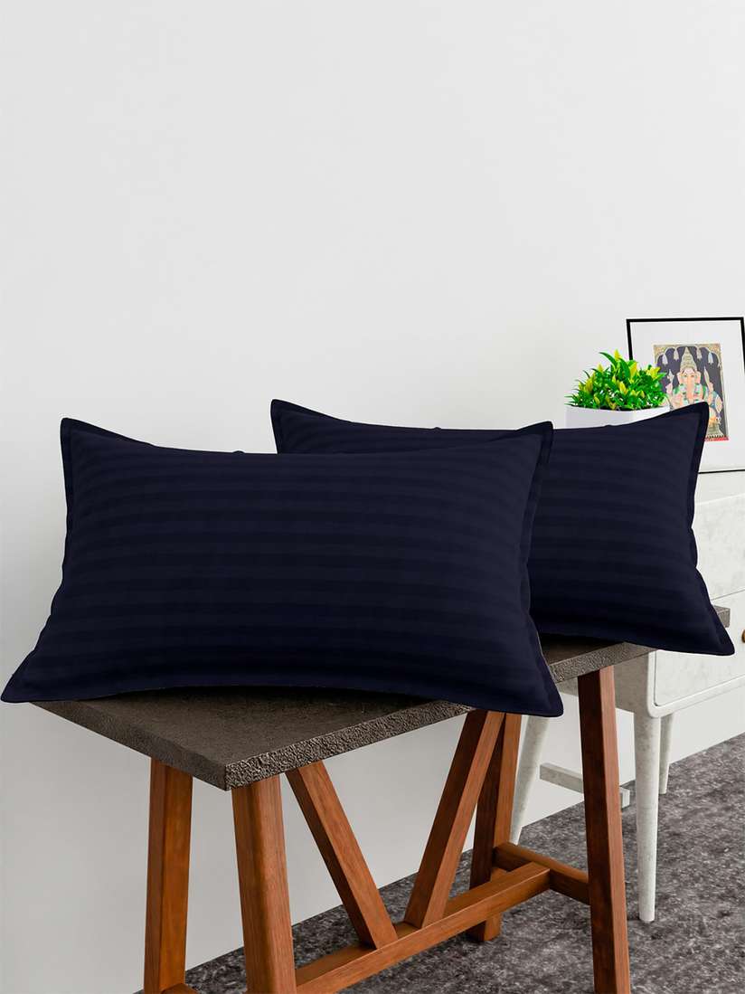 blue rectangle cushion