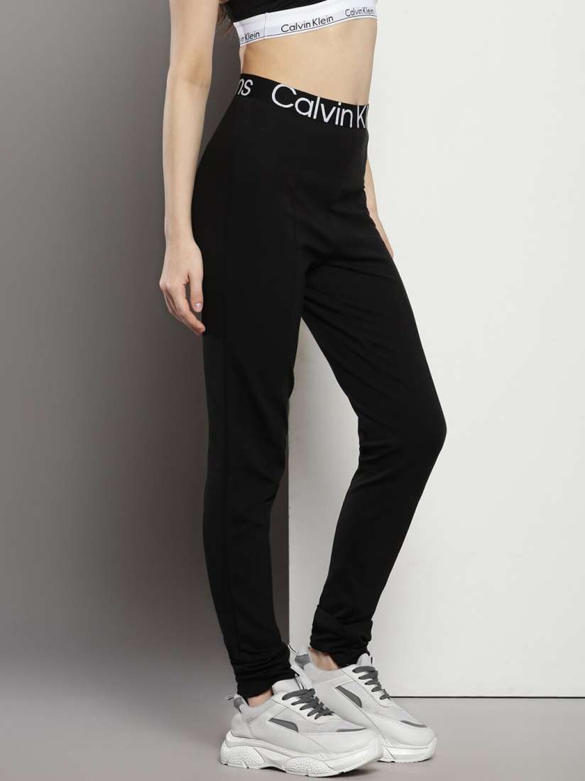 Buy Calvin Klein Slim Fit Ankle Length Gym Tights Tights for Women 26824802 Myntra