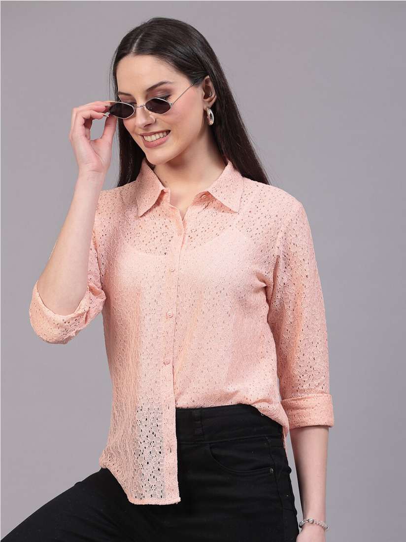 Peach Color Shirt Images
