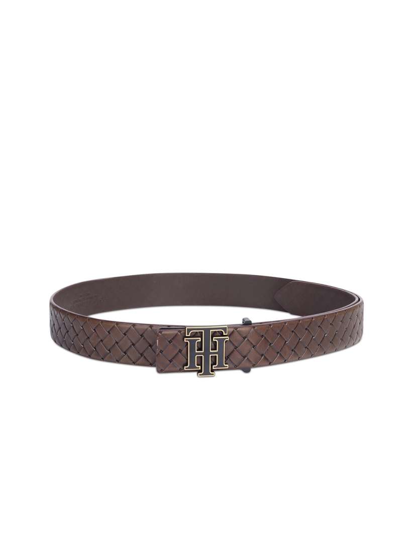 Buy Tommy Hilfiger Men Textured Leather Belt Belts for Men 28092598 Myntra