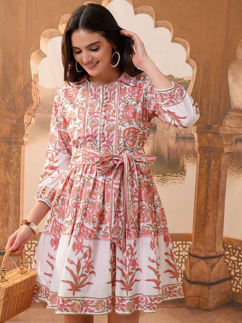 Gathered Waist Midi hotsell Dress In