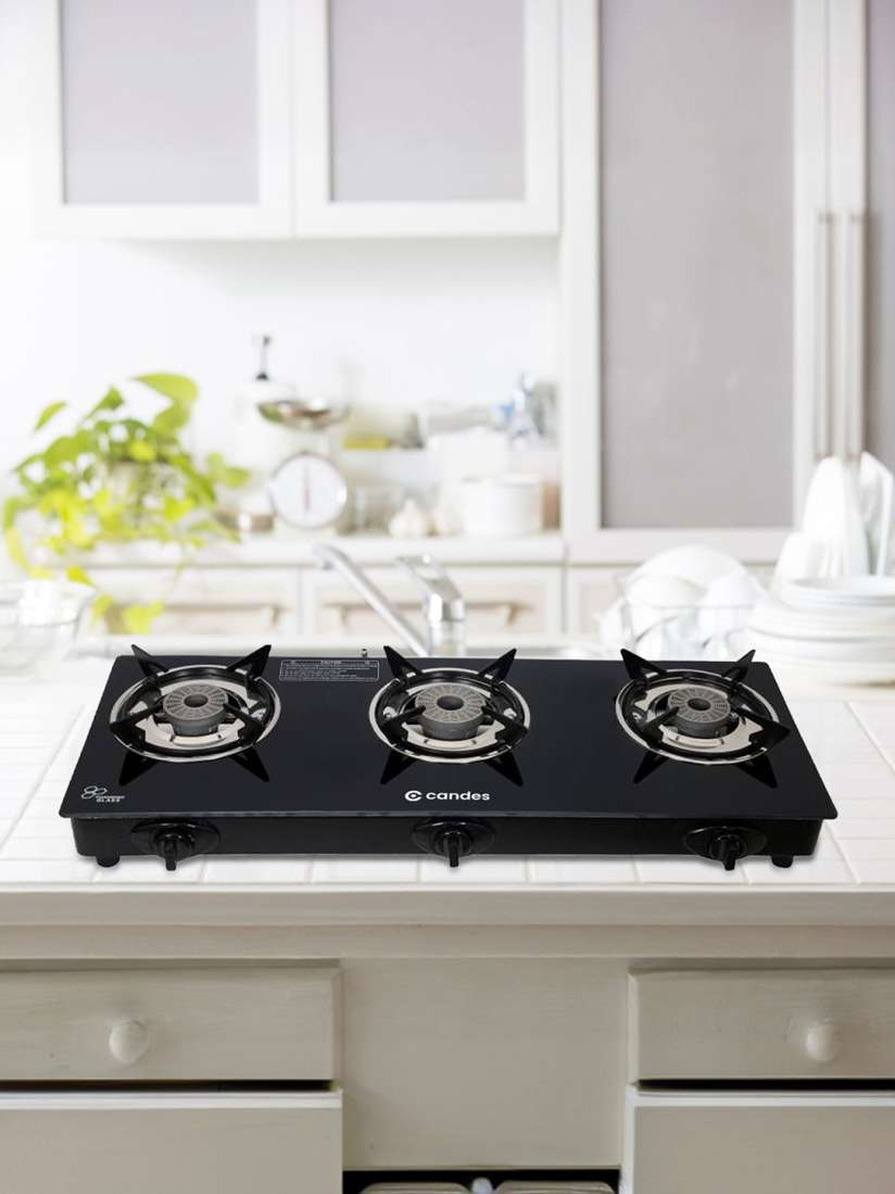 Gas stove 3 burner automatic store